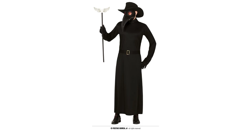 Pestisdoktor pestis doktor halloween farsangi jelmez (felnőtt) (méret ...